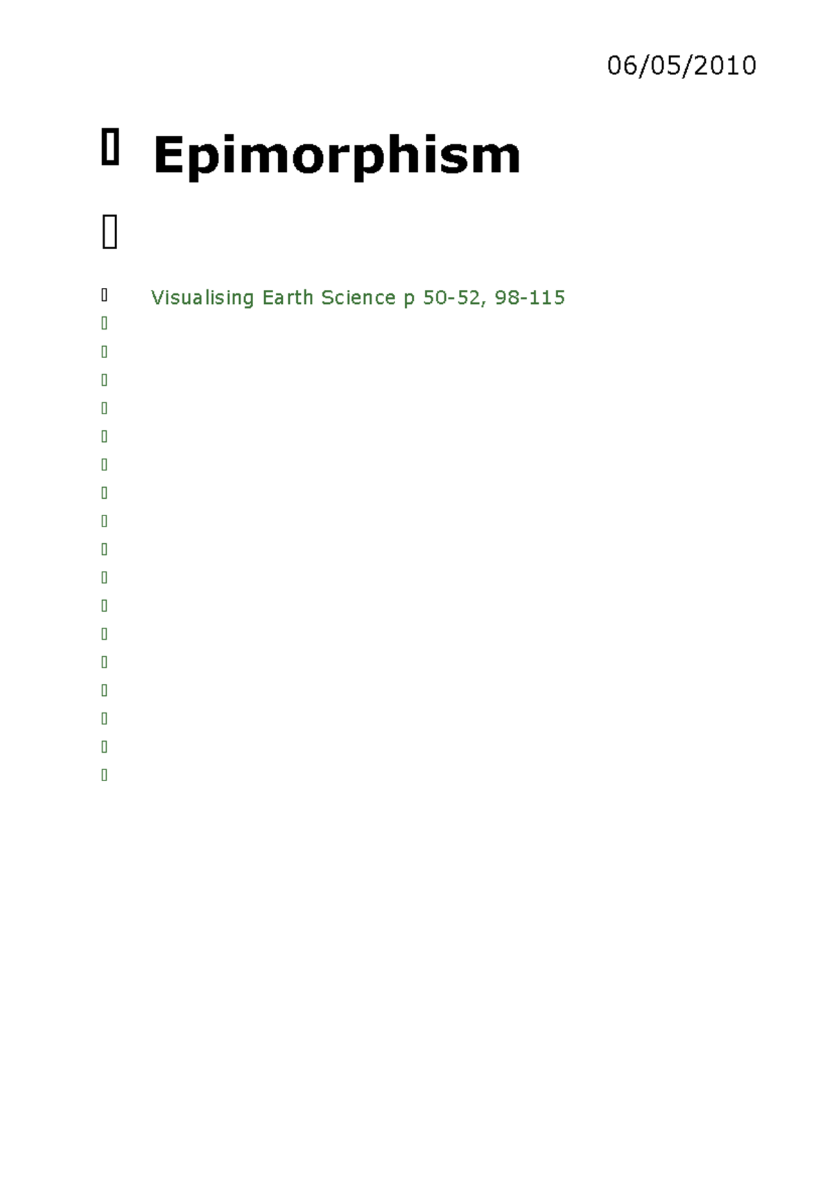 Lecture notes, lecture Epimorphism - Comprehensive study notes - 06/05 ...