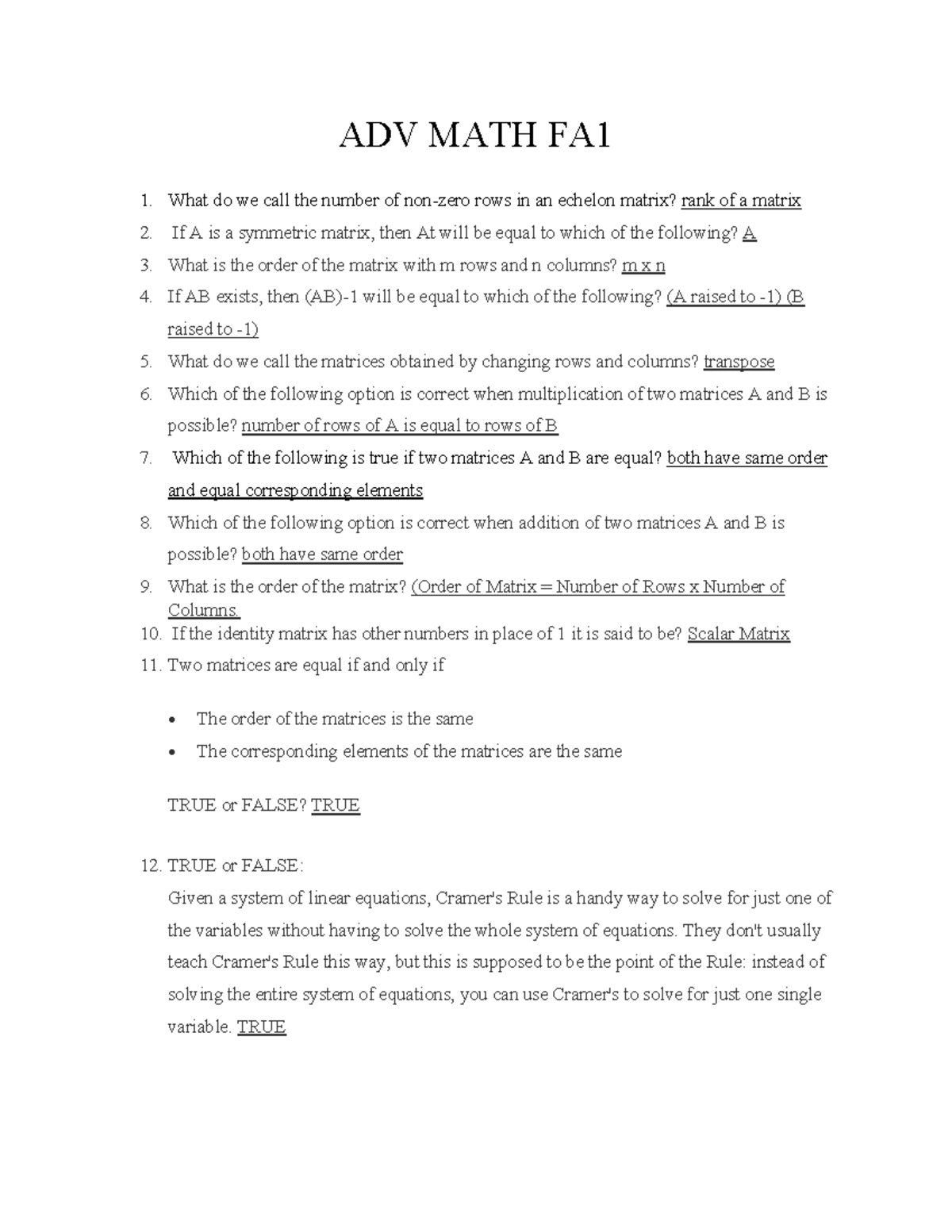 ADV MATH FA1 - hatdafsdfasdf - ADV MATH FA What do we call the number ...