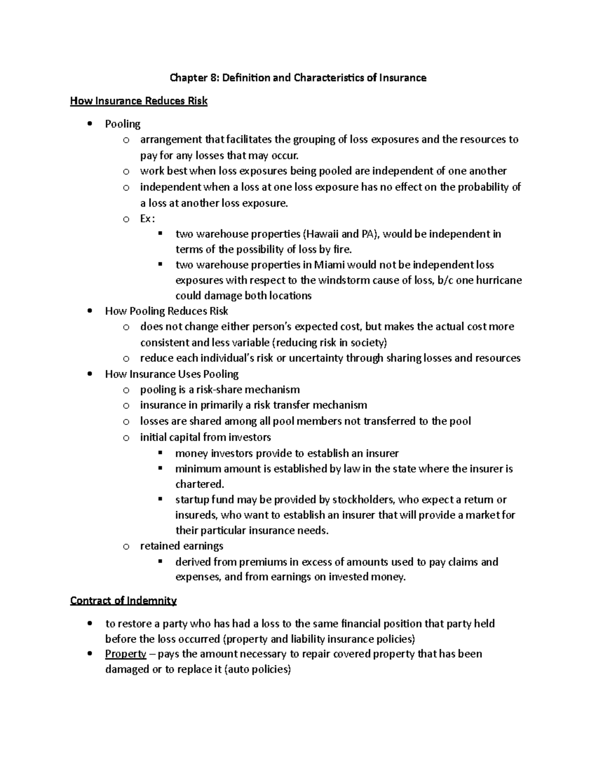 Chapter 8 - N/A - Chapter 8: Definition and Characteristics of ...