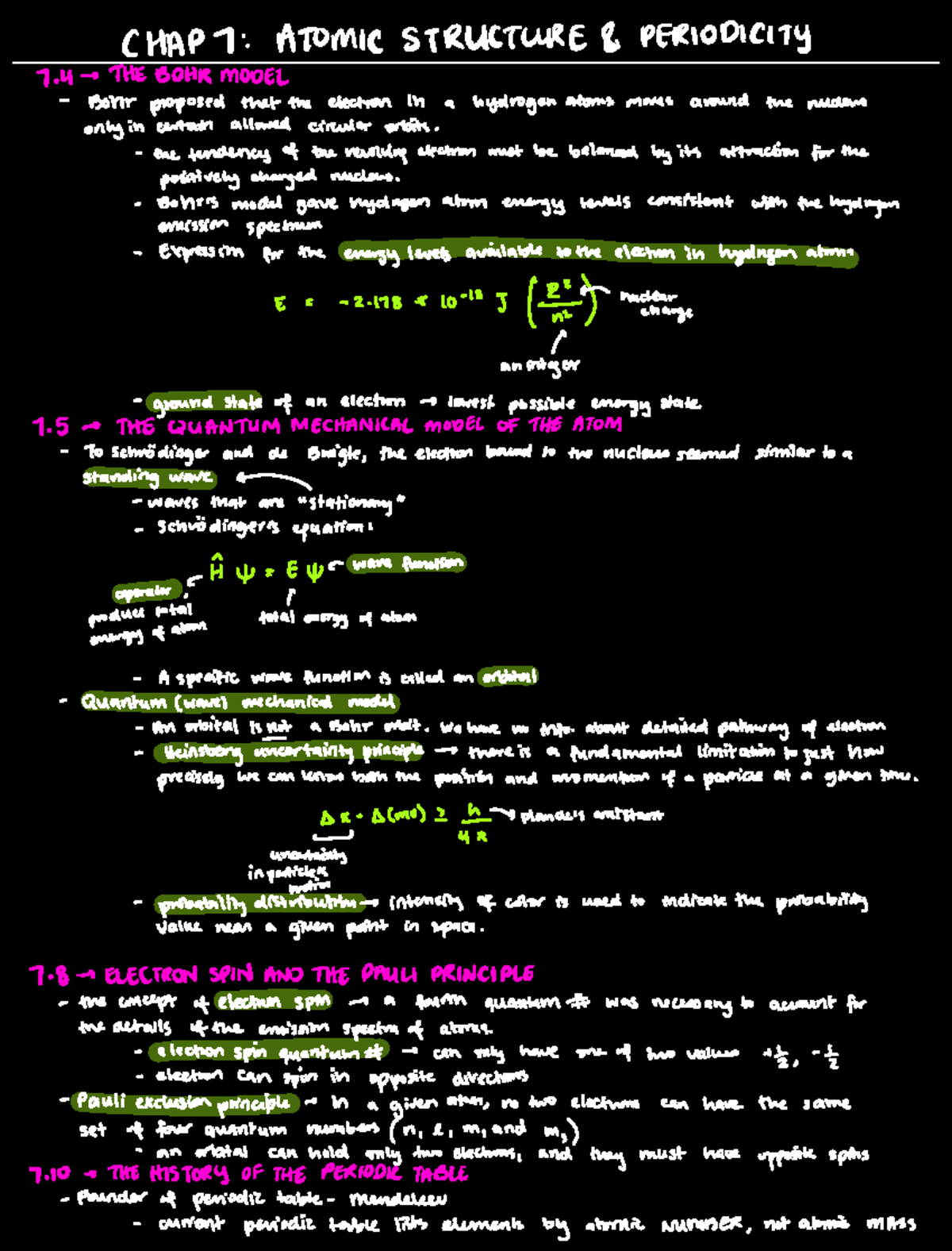 Chapter 7 - Atomic Structure and Periodicity - CHAP 1. ATOMIC STRUCTURE PERIODICITY 4 THE GOHKWK ...