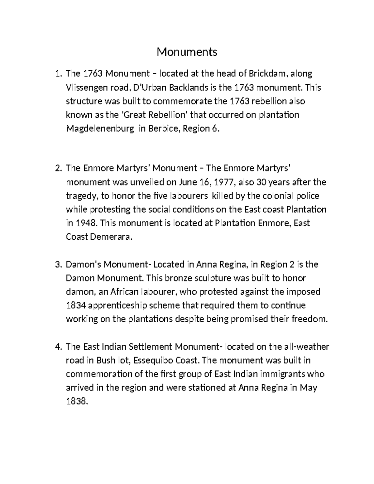 Jaya ss monuments - Summary Social Psychology - Monuments The 1763 ...