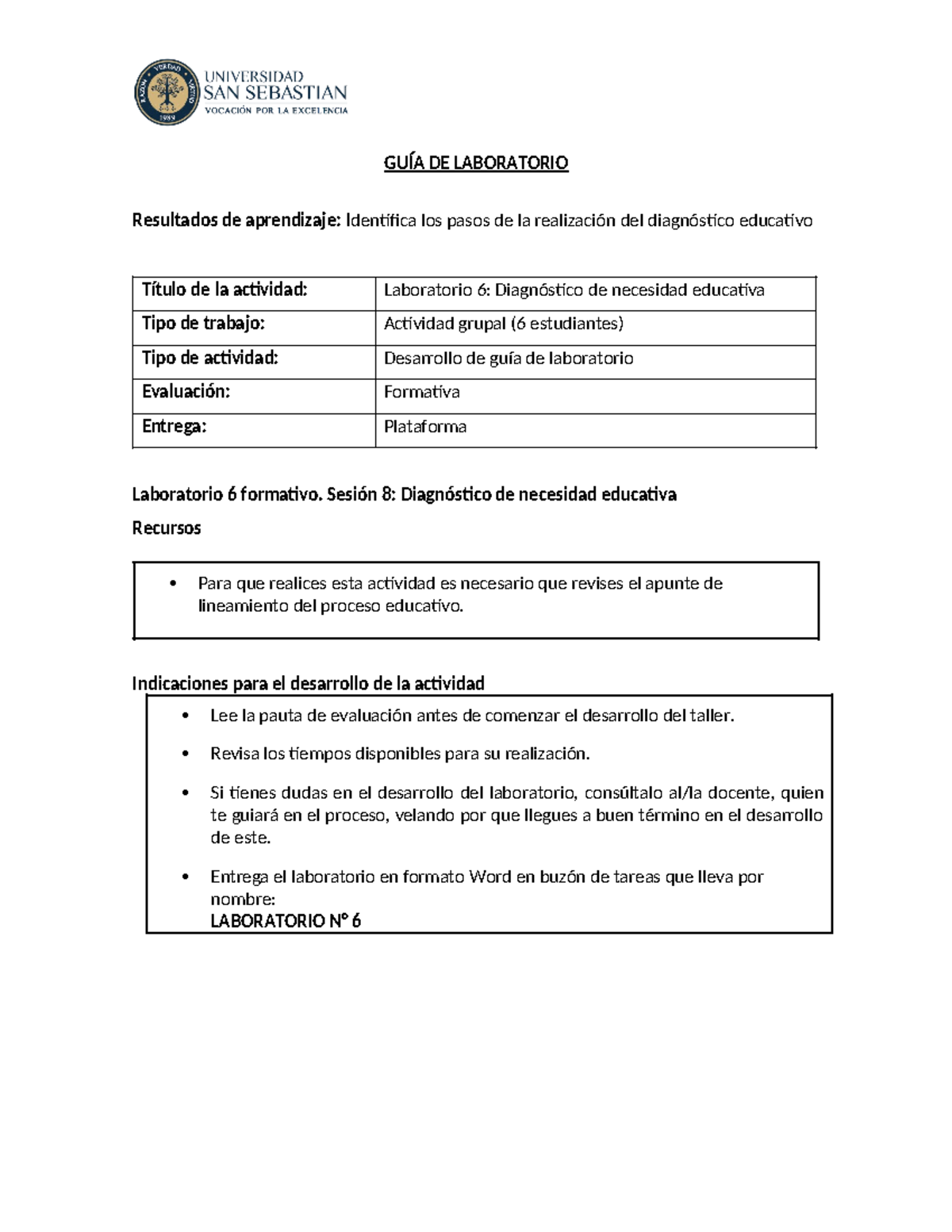 Enfec 003 U4 S8 guia laboratorio - Para que realices esta actividad es ...