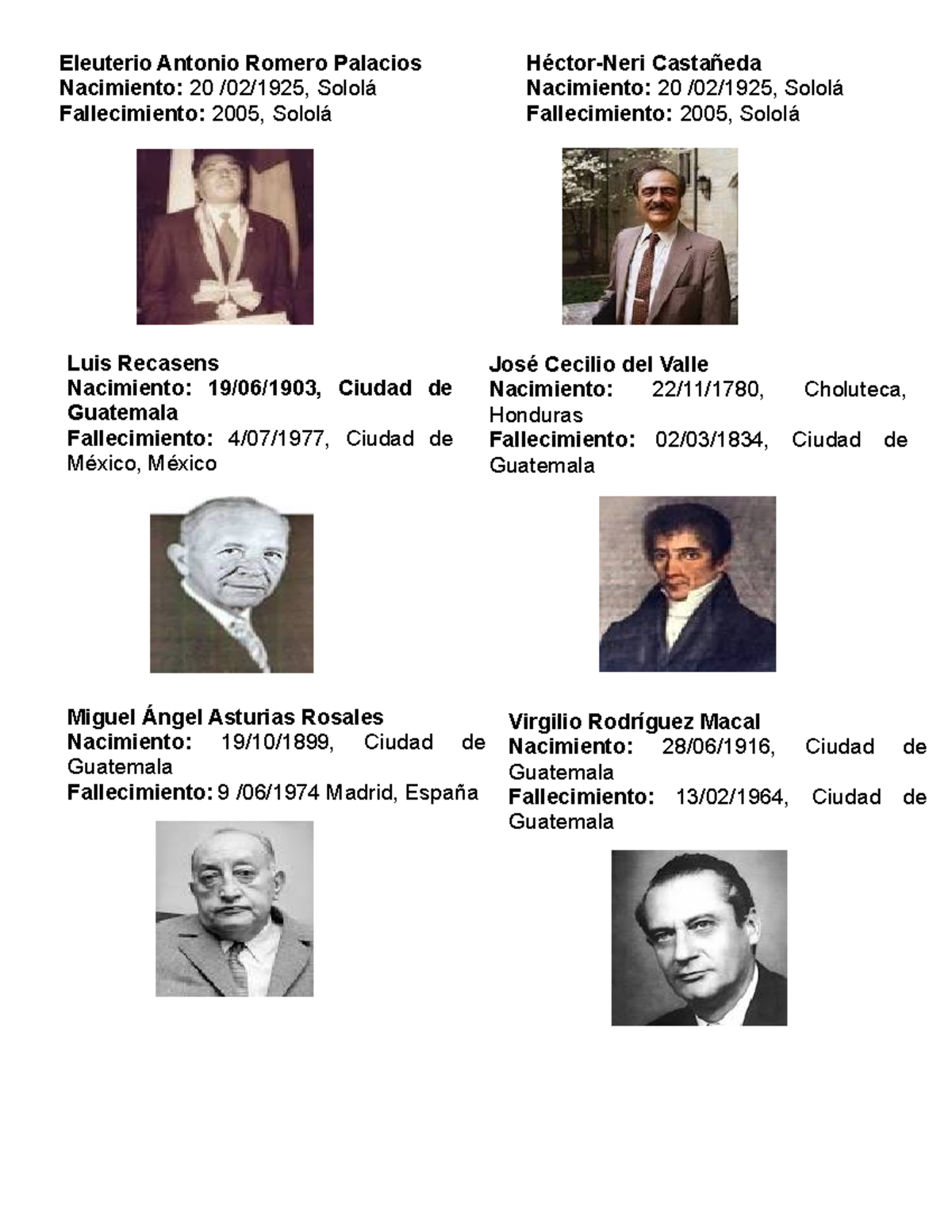 1 0 filosofos guatemaltecos - Eleuterio Antonio Romero Palacios ...