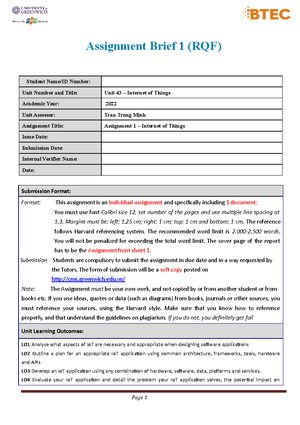 Unit 10.Assignment 1 Guidance - Assignment 1 Guidance Task 1 – PowerPoint (P1 – P2 – P3 – P4) 1 ...