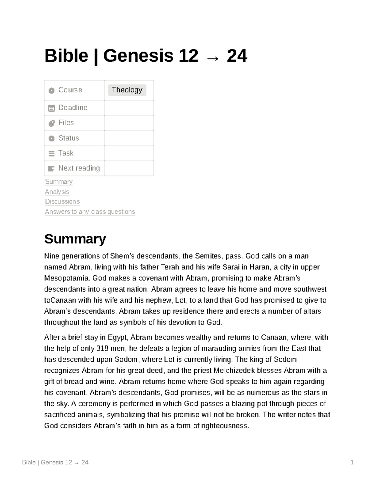 Bible Genesis 12 24 As The Title Says Bible Genesis 12 24