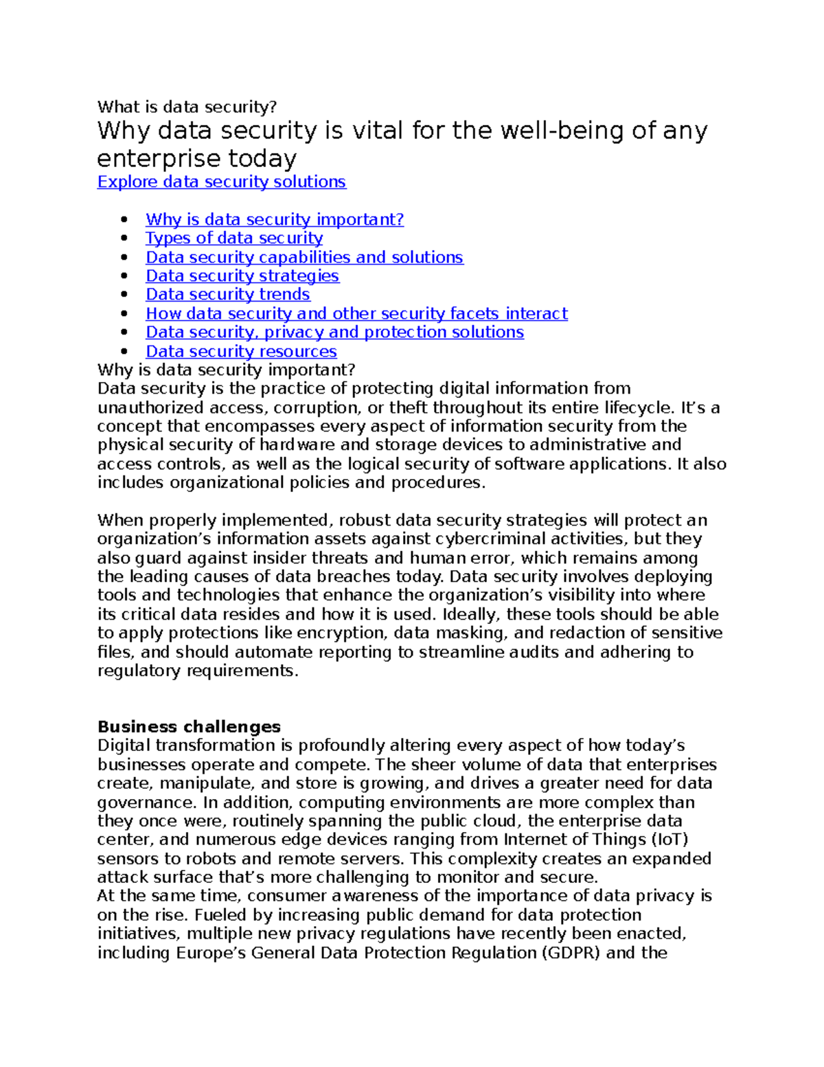 Computer 2 - sdsds - What is data security? Why data security is vital ...