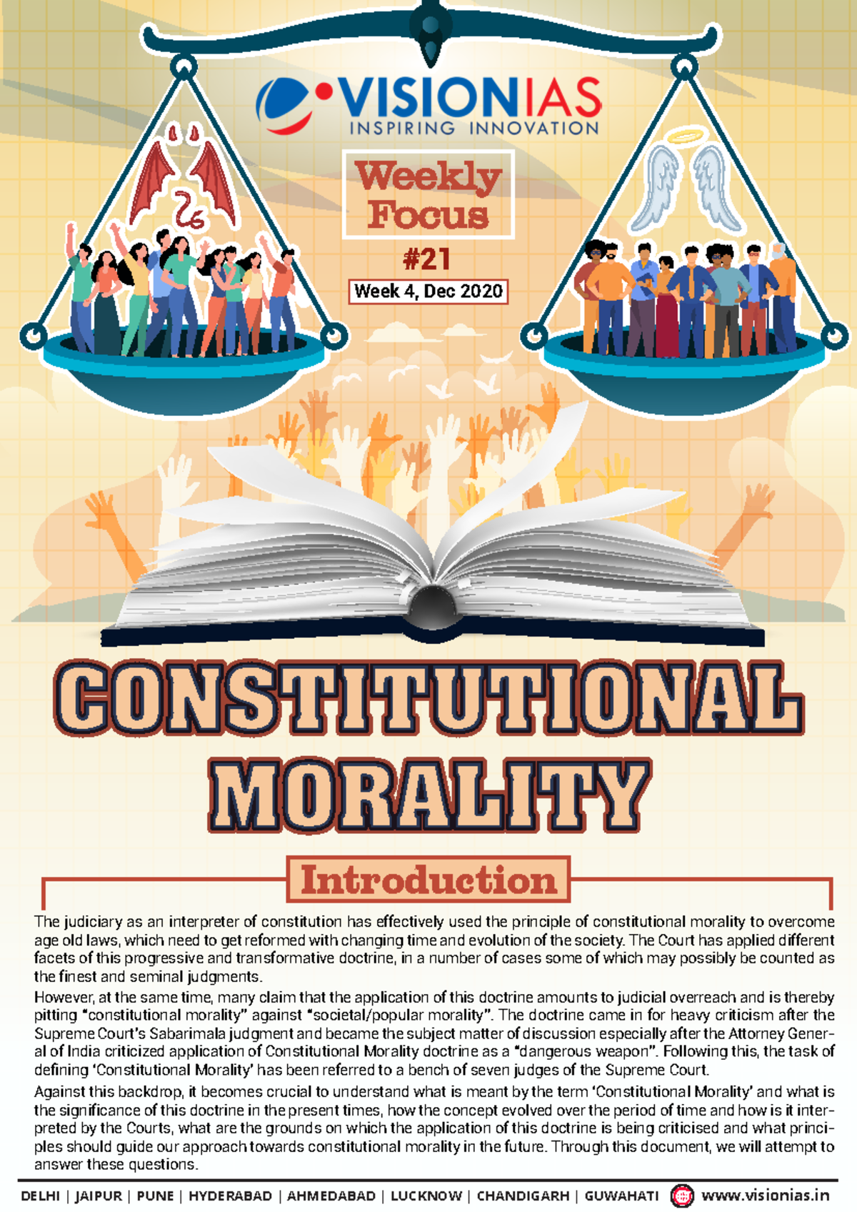 Polity 2 Constitutional Morality - CONSTITUTIONAL MORALITY The ...