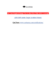 AD0-E409 Adobe Target Architect Master - AD0-E409 - Studocu