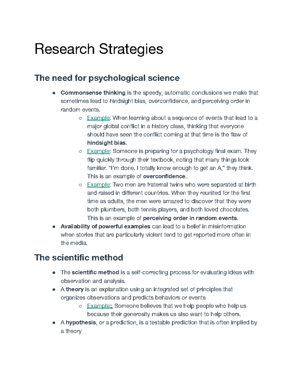 Research Strategies - Professor Frederick - Research Strategies The ...