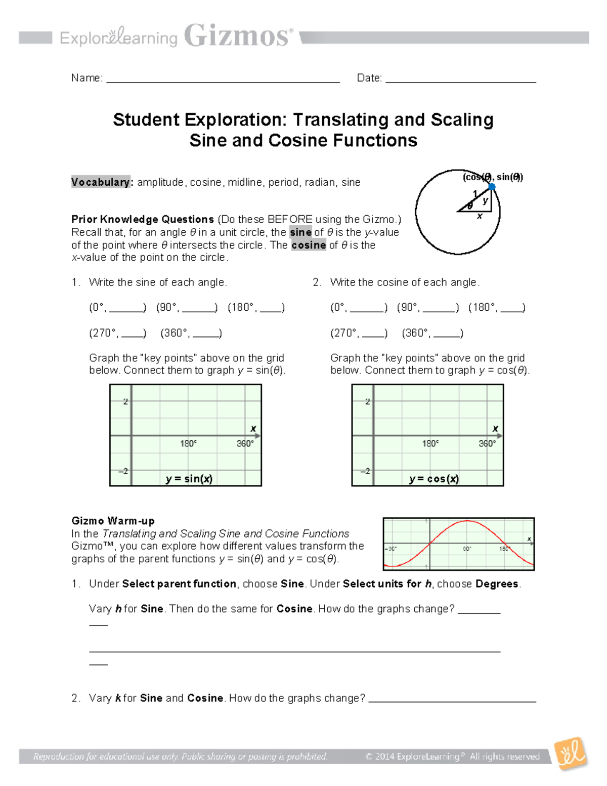 MCR3U-Unit5-Trans Scale Sin Cos SE - Name: Date: Student Exploration ...
