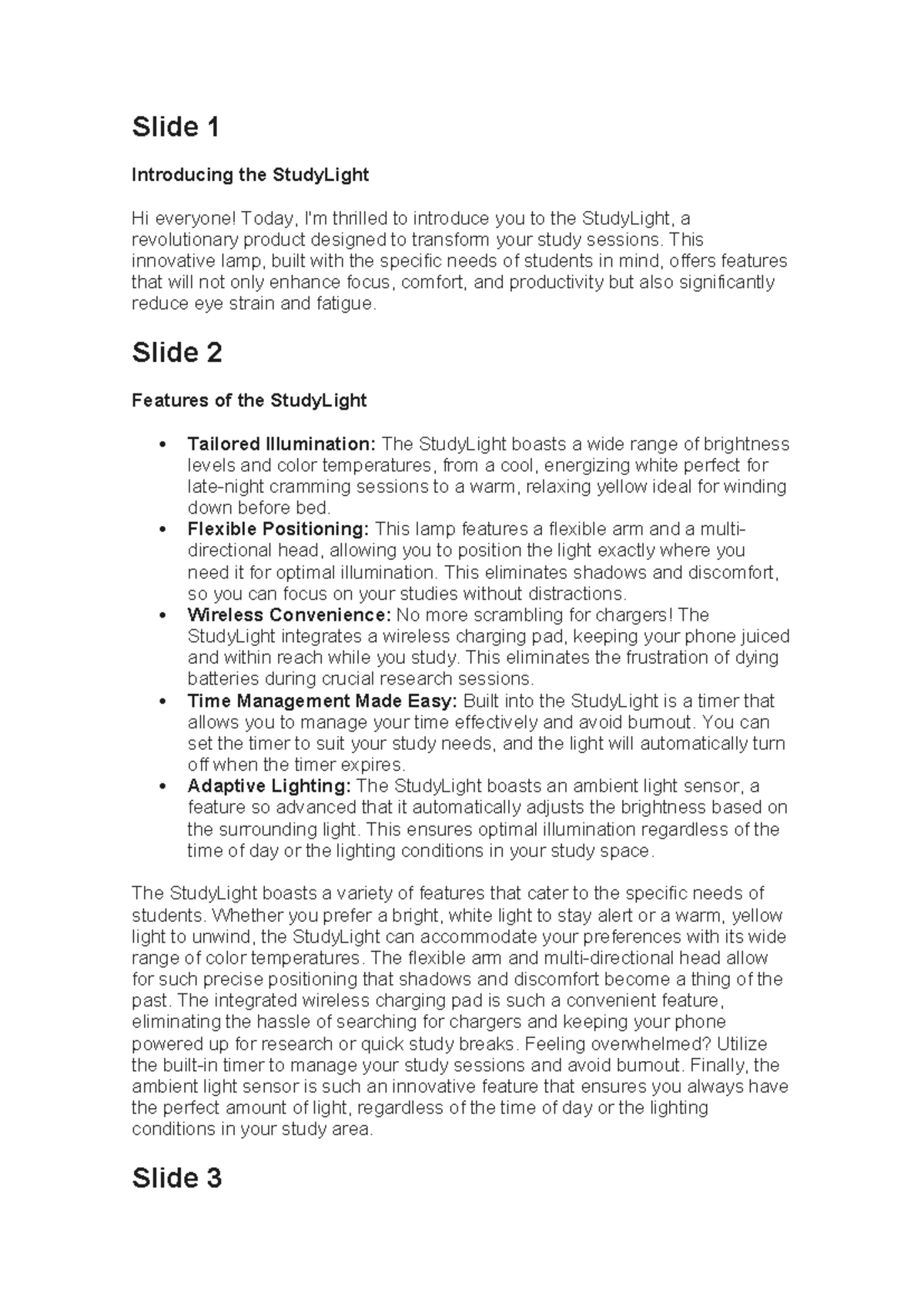 Alp - Slide 1 Introducing the StudyLight Hi everyone! Today, I'm ...