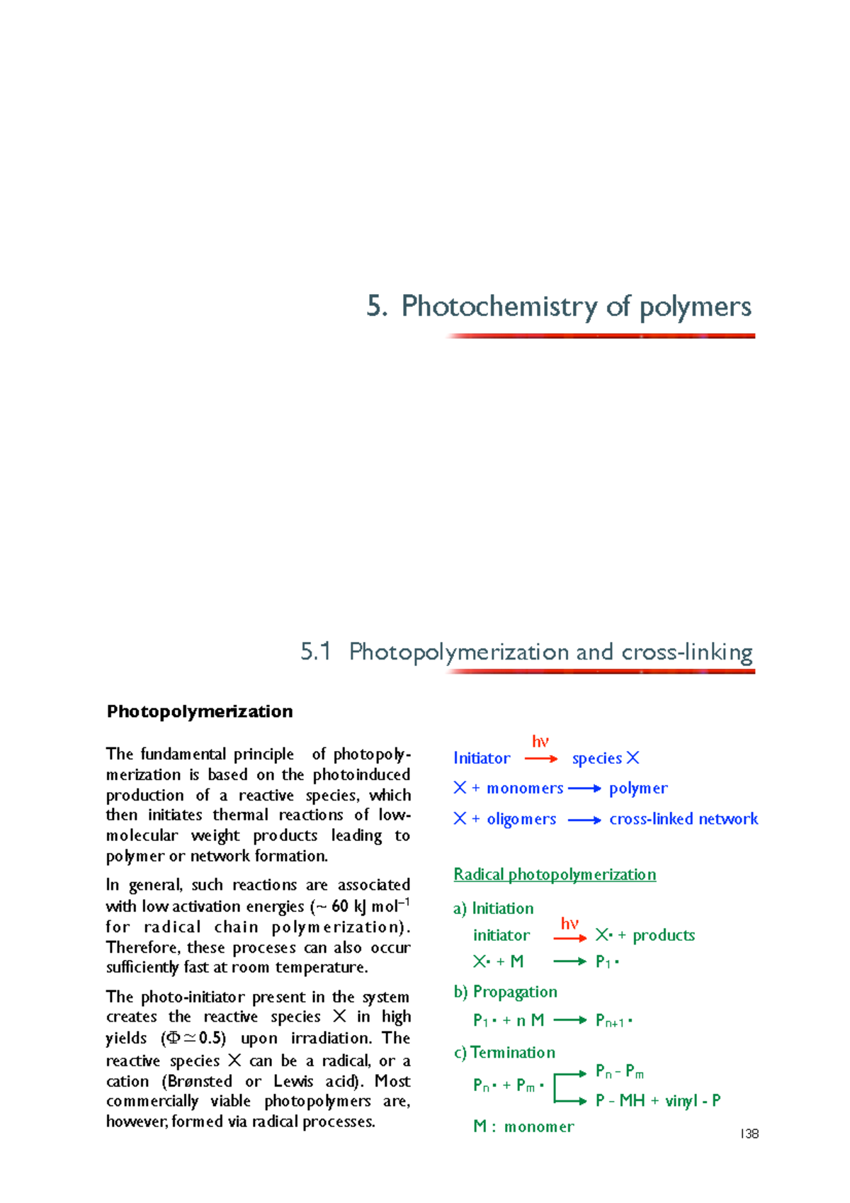 Photopolymerization - photo polymerization process - 5. Photochemistry ...