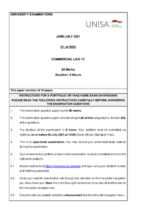 CLA1501 Textbook - General Principles of Commercial Law NINTH EDITION ...