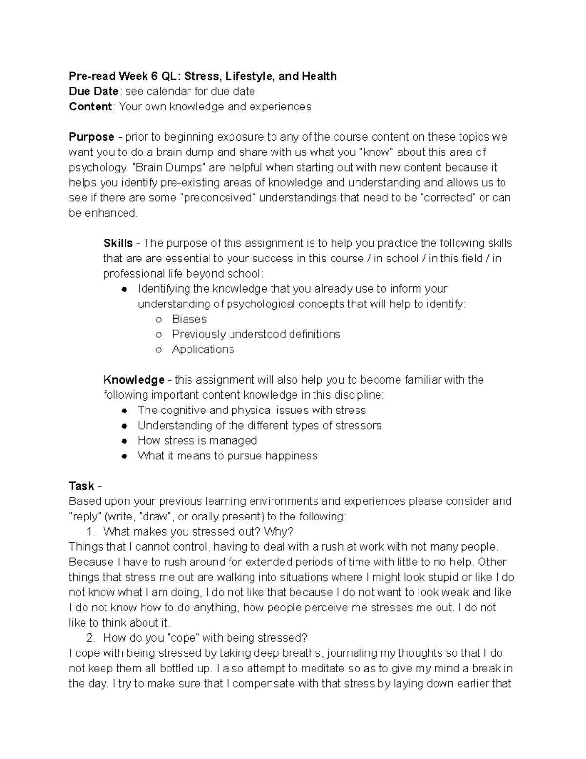 6.2 Pre-Read - Professor is Kimberly Henderson. This is coursework ...