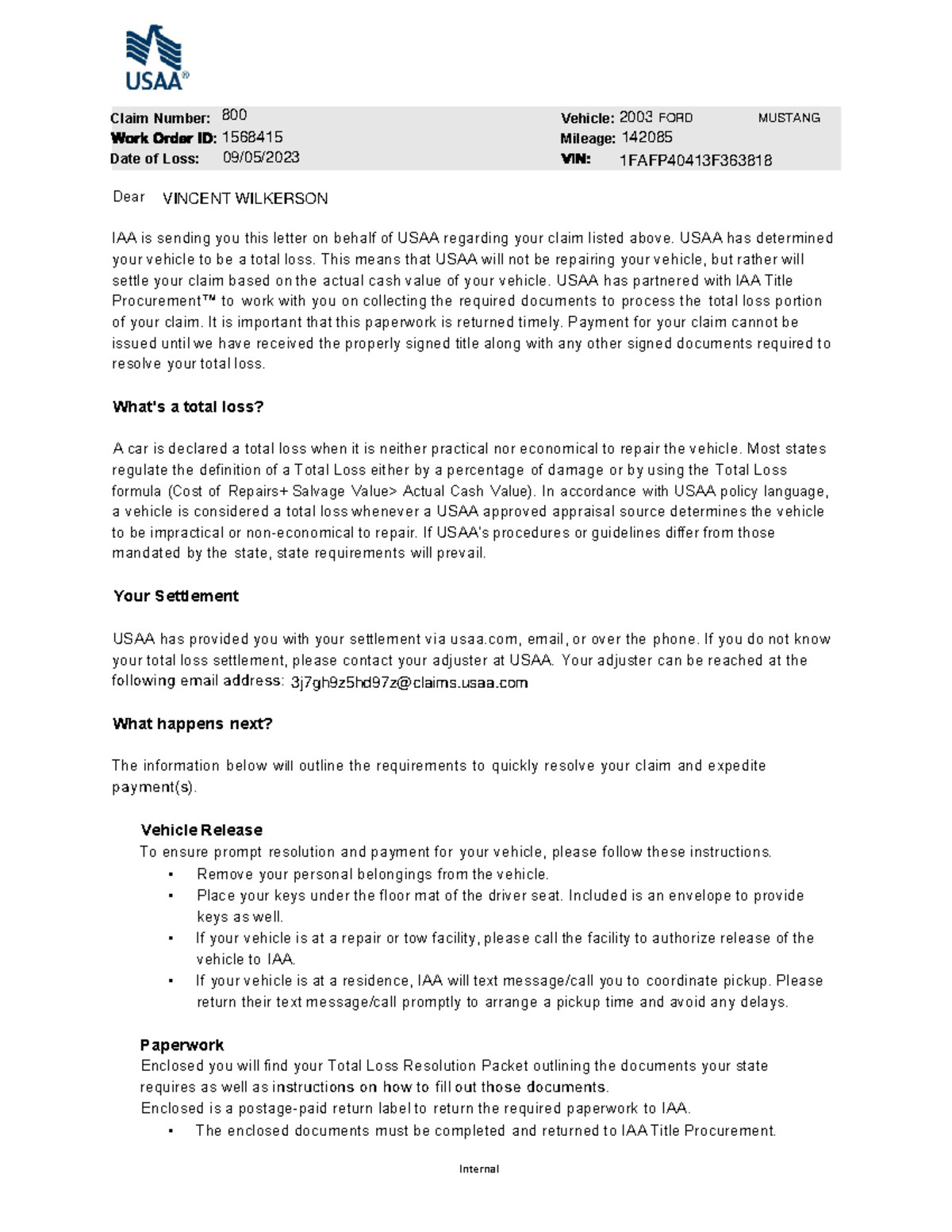 1568415 Email 20231016083644935 - Internal Dear IAA is sending you this ...