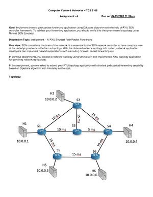 Introduction to Computer Networks Assignment 2 - ITCS 3166 - UNC ...