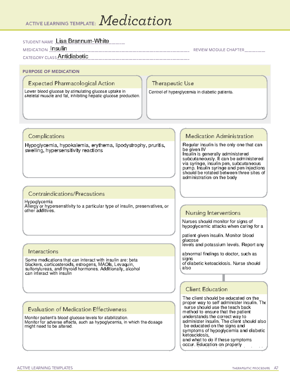 Active Learning Template medication - ACTIVE LEARNING TEMPLATES ...