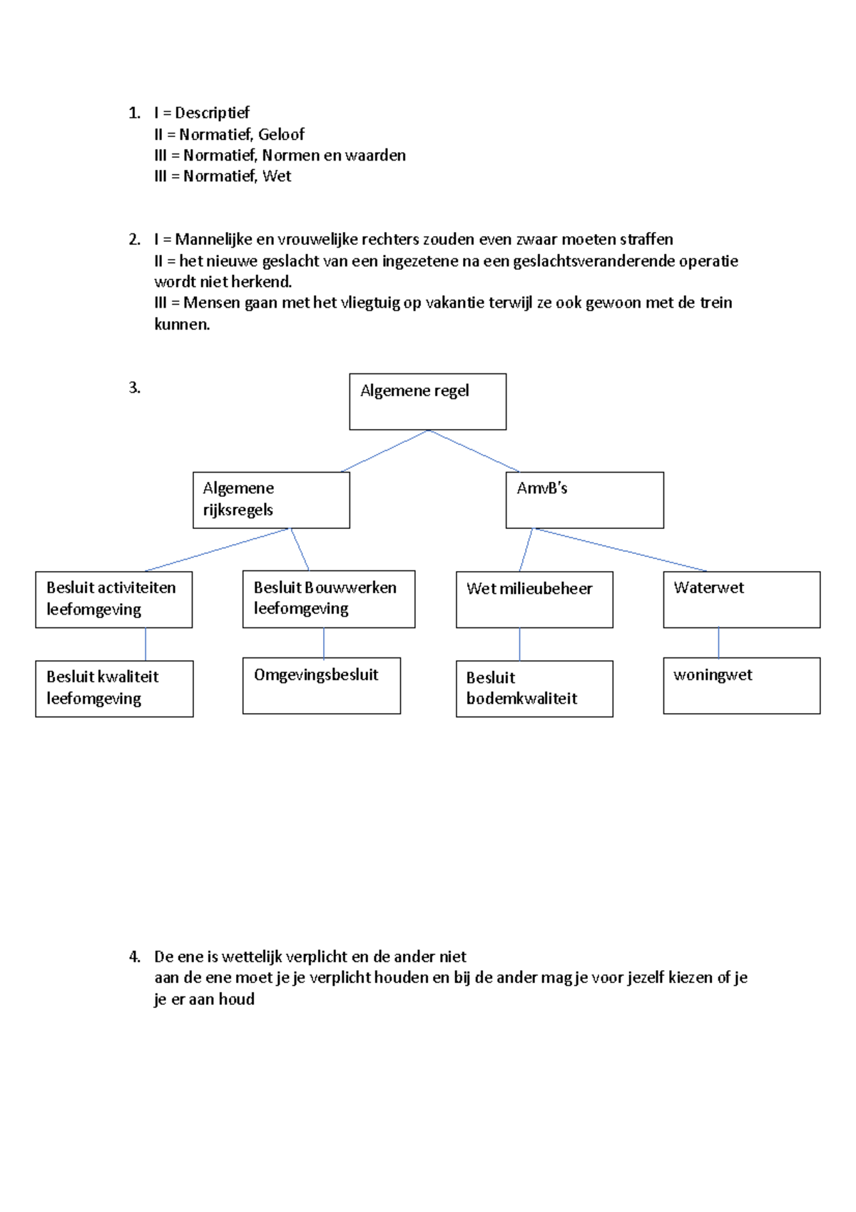Week 1 - recht als systeem van prescriptieve gedragsregels - I ...