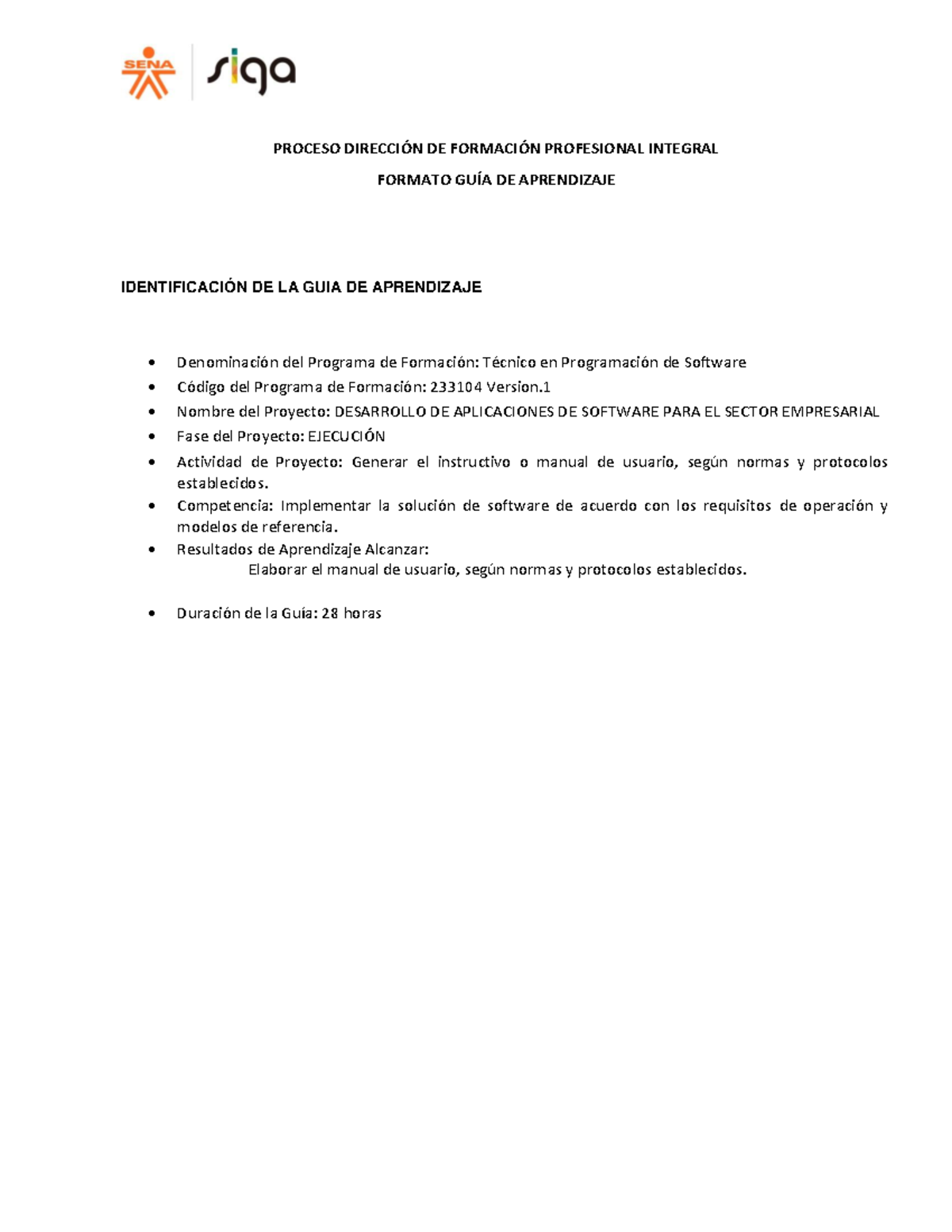 GFPI F -019-Guia Manual Usuario TPS - PROCESO DIRECCI”N DE FORMACI”N PROFESIONAL INTEGRAL ...