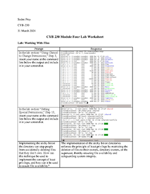 CYB-250 Module 2 Activity - Journal Prompt Submission - CYB- 14 July ...