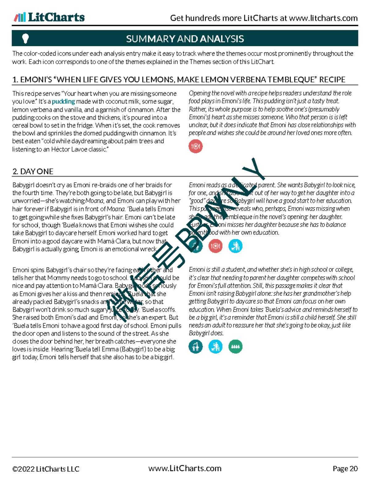 With-the-Fire-on-High-Lit Chart 20 - The color-coded icons under each ...