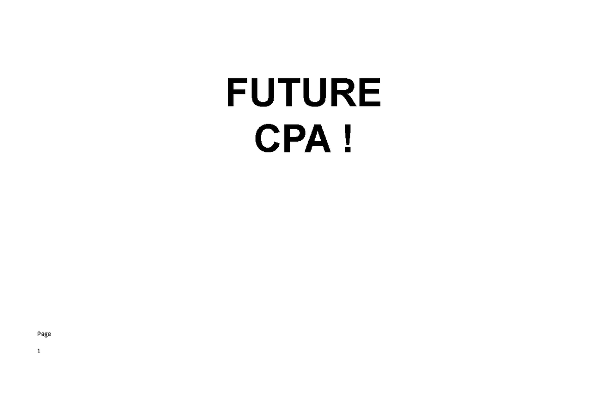 CPALE TOS / SYLLABI MAY 2021 - FUTURE CPA! TABLE OF SPECIFICATIONS ...