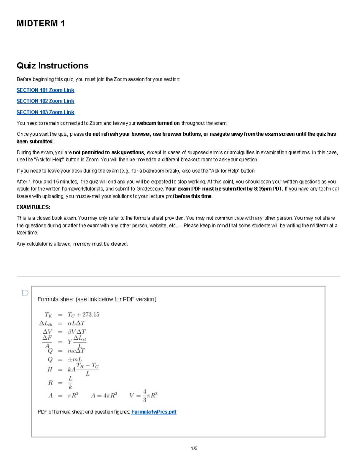 Sample Midterm 5 - 0,'7(50 4XL] ,QVWUXFWLRQV - Studocu