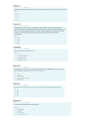 AdministracióN DE Operaciones 4 - Pregunta 1 Finalizado Puntúa 1,00 sobre 1,00 P Marcar pregunta ...