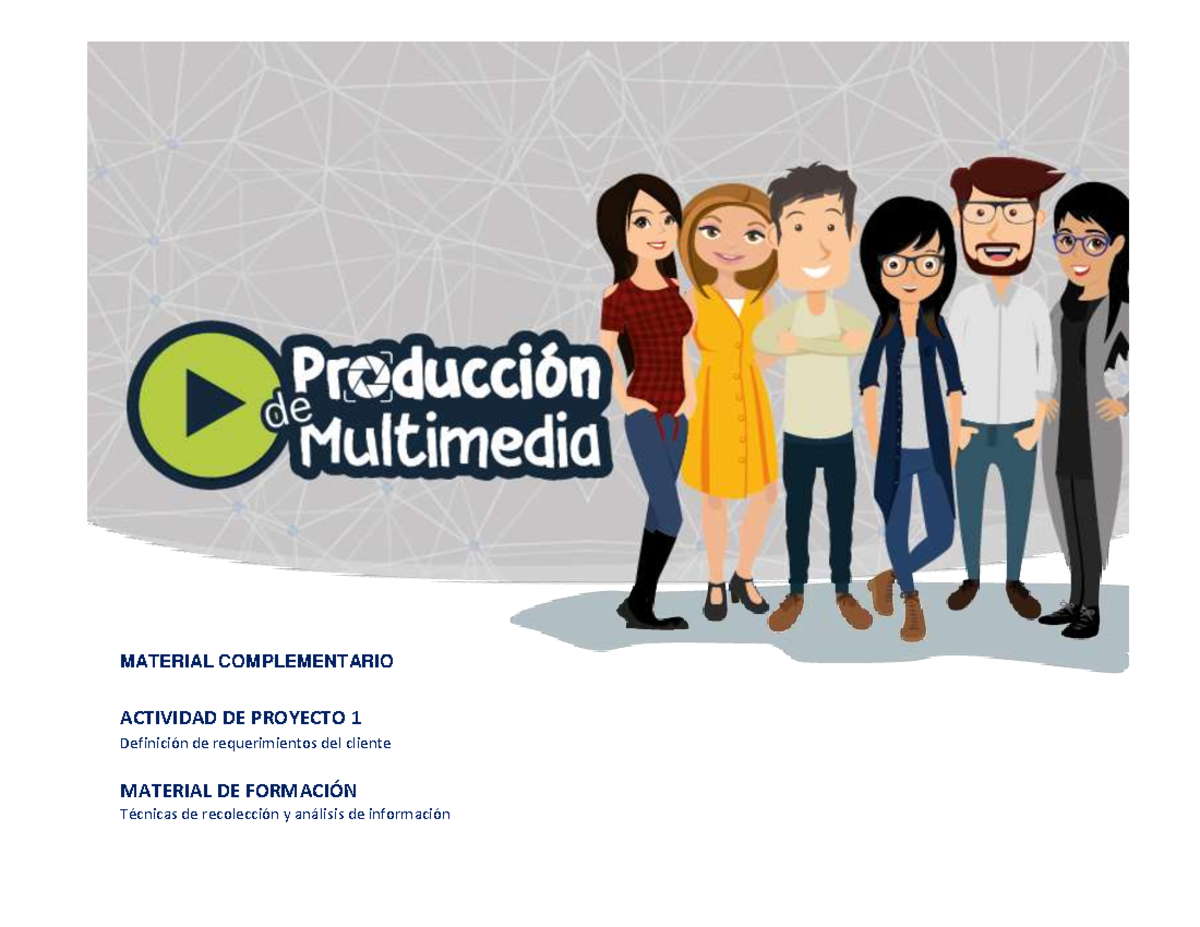 Complementario tecnicas de recoleccion de datos - MATERIAL DE FORMACIÓN ...