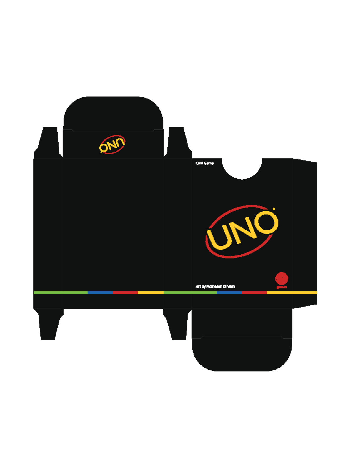 CAJA UNO - Caja para el juego uno imprimible pdf - Redacción castellana ...