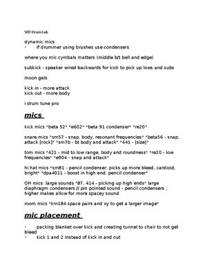 Lecture 5 Notes - Stereo Micing Techniques - Lecture 5 Notes – stereo ...