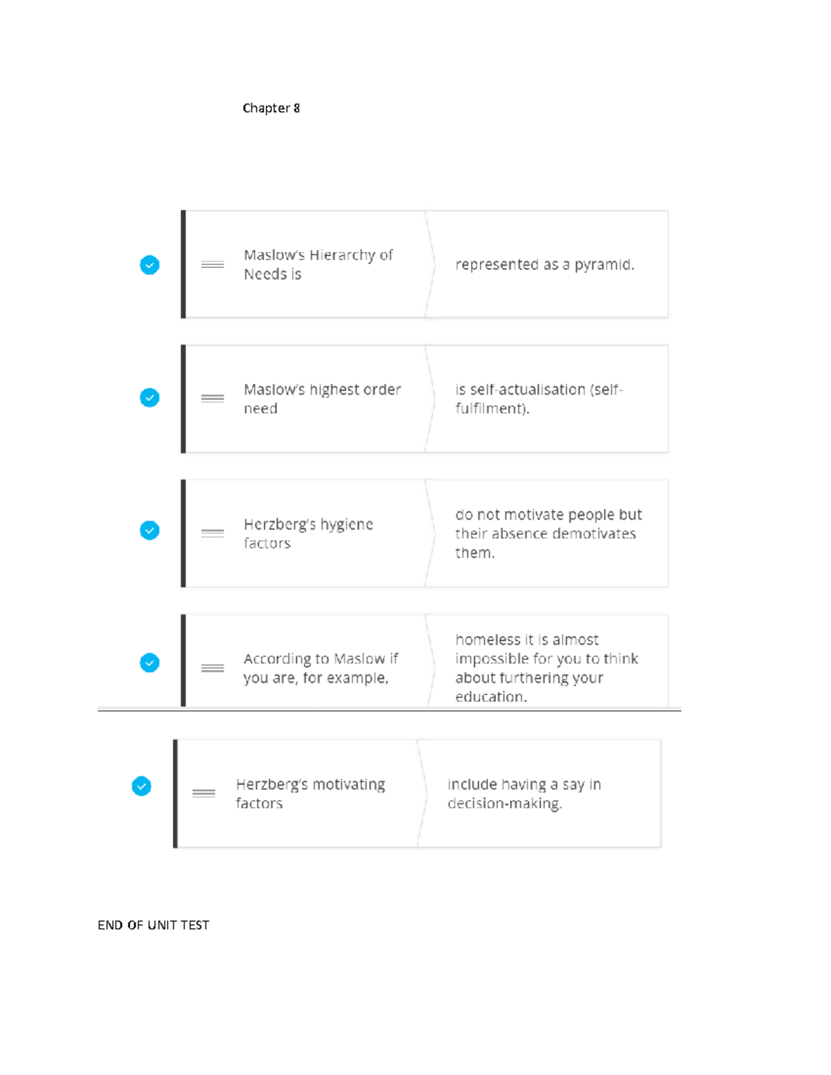 Chapter 8 - ... - Chapter 8 END OF UNIT TEST - Studocu
