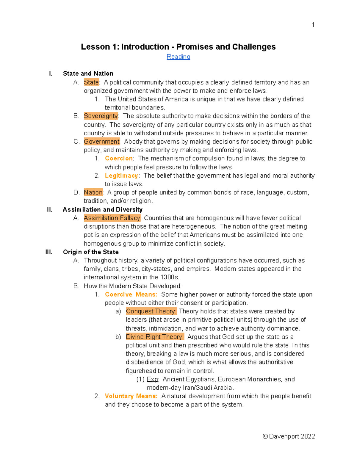 Lesson 1 Introduction - Promises and Challenges - Lesson 1 ...