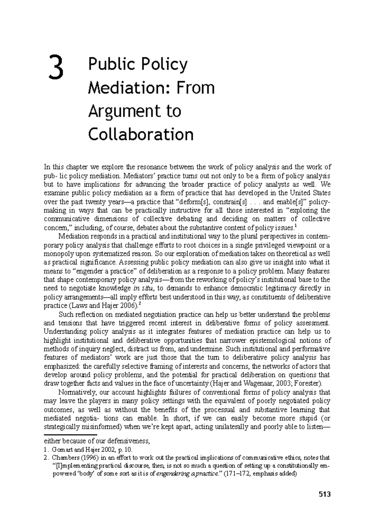 Public Policy Mediation - Public Policy Mediation: From Argument to ...