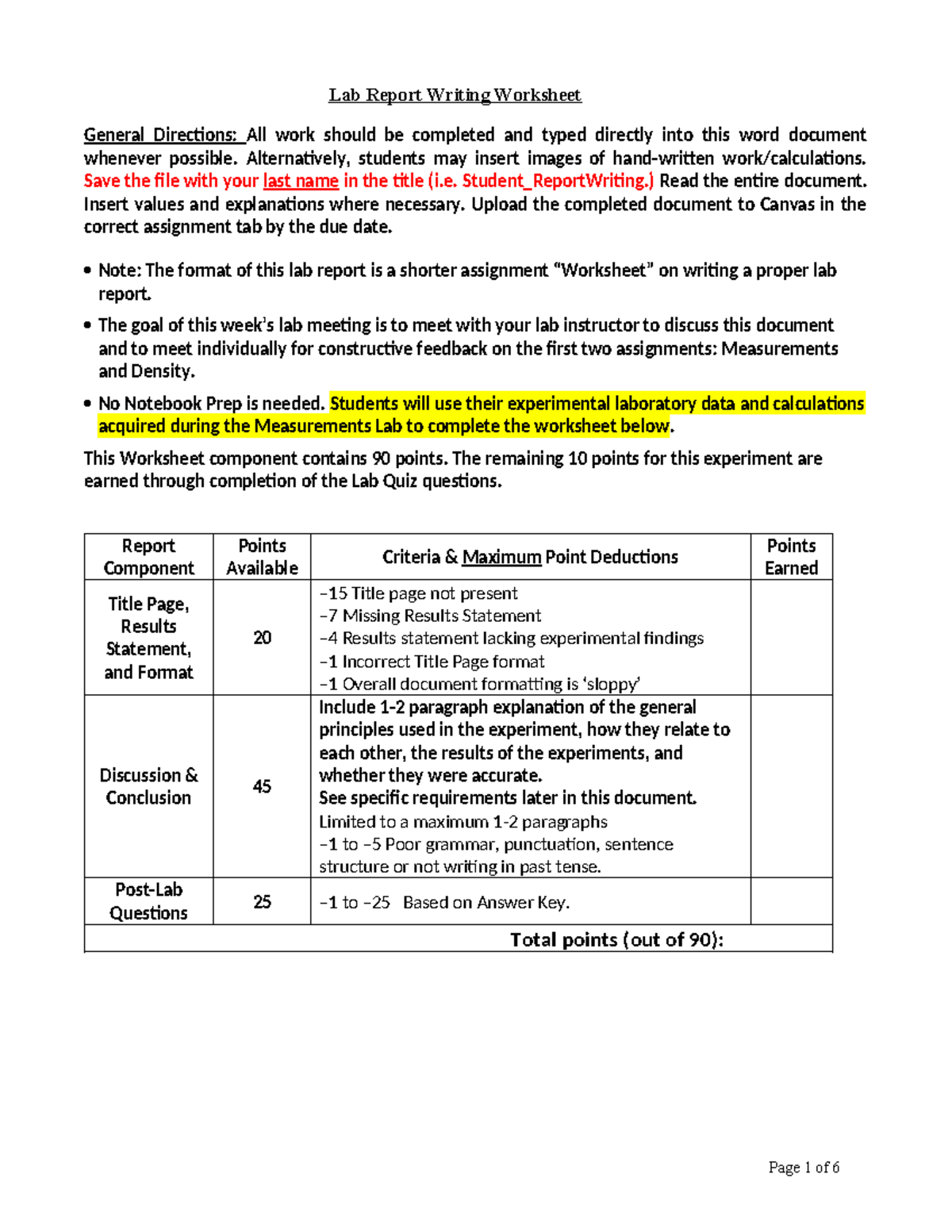 Doshi lab report week 4 - General Directions: All work should be completed and typed directly ...