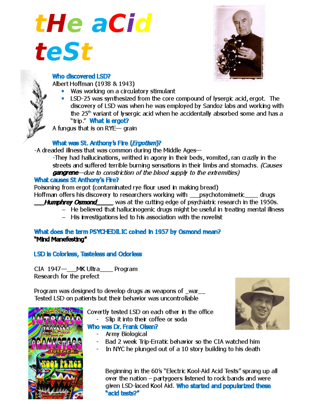 The Acid Test GN - The acid test guided notes - tHe aCid teSt Who ...