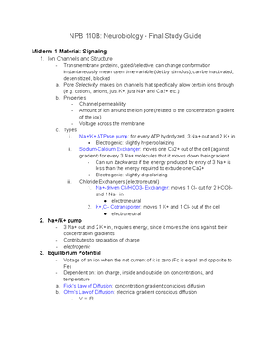 Finals Study Guide - Summary Neurobiology - J 0 Of WHISTLER 51 efficacy howmuchof - Studocu
