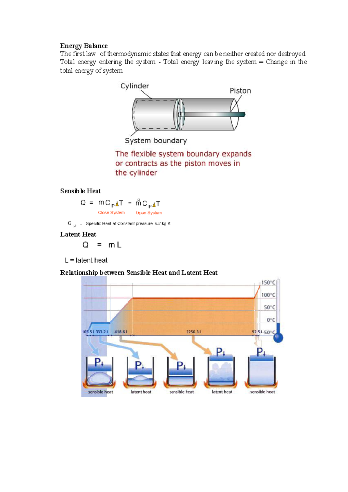 Energy Balance - Industri Kimia - Energy Balance The first law of ...