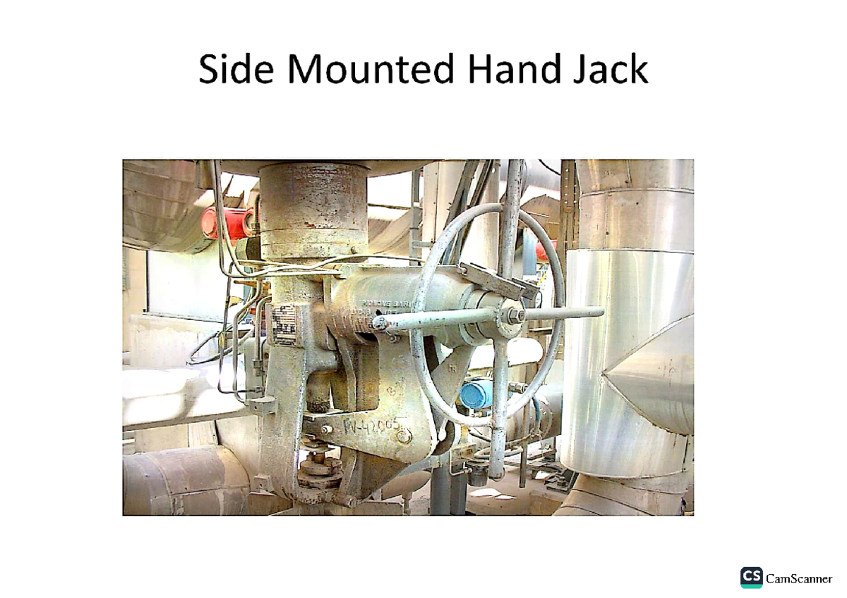 P 17 - Side Mounted Hand Jack Control Valve with Two Hawhees Hand Jack ...