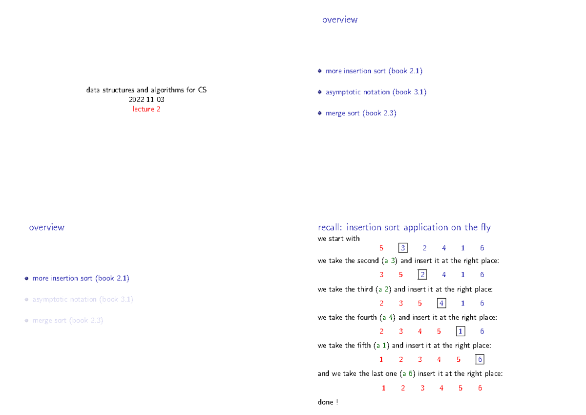 2x4 - good - data structures and algorithms for CS 2022 11 03 lecture 2 ...
