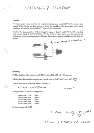 SOL - TUTO 5 - answer - Principles Of Measurements And Instrumentation ...