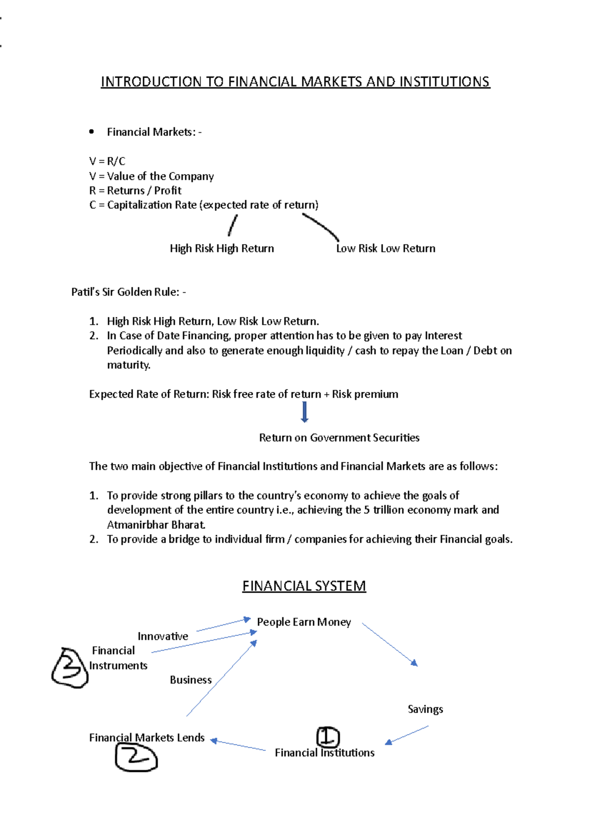 Introduction TO Financial Markets AND Institutions - INTRODUCTION TO ...