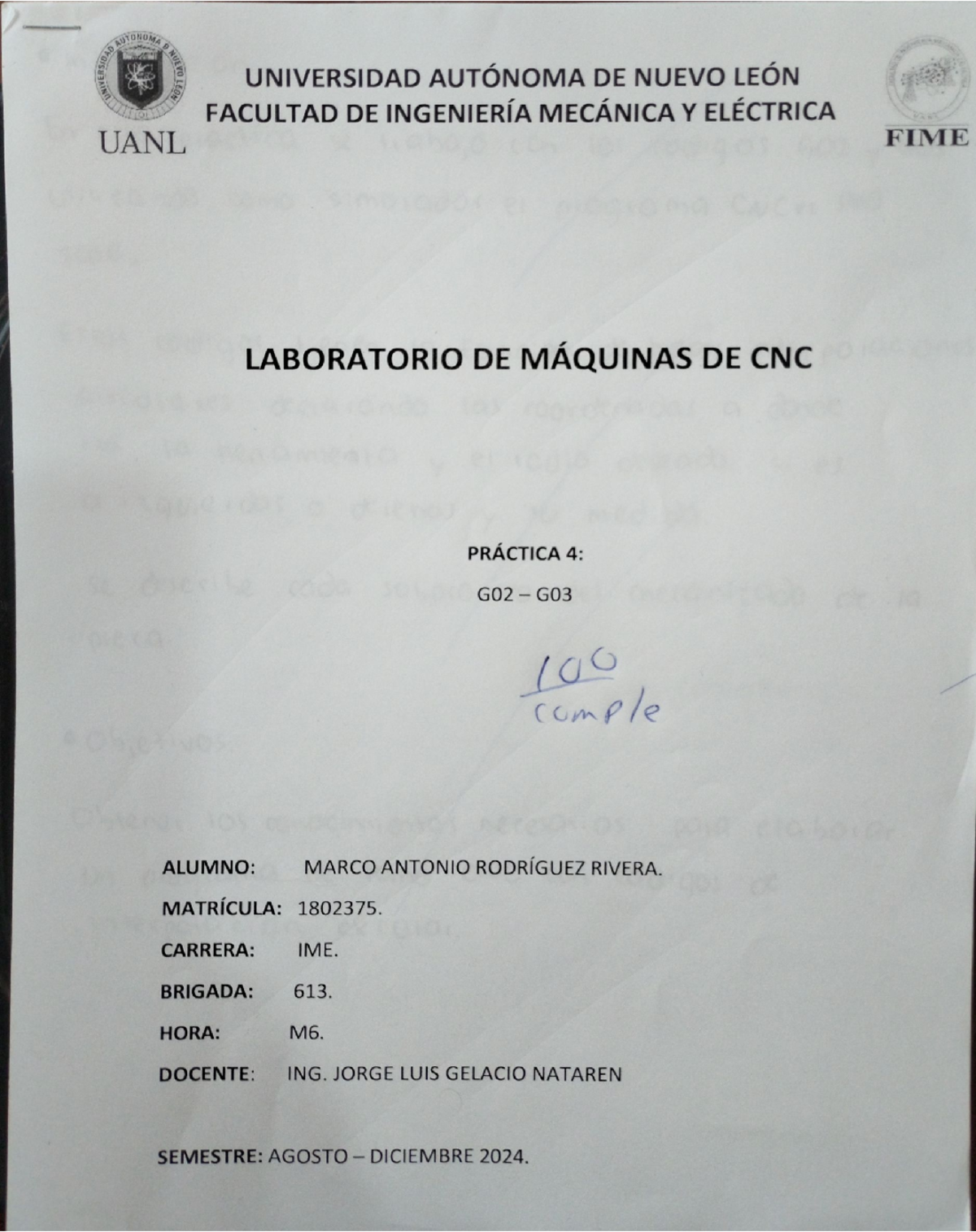 1802375 P4 - Práctica 4 Laboratorio de CNC con Gelacio - AUTONOMA WITH ...