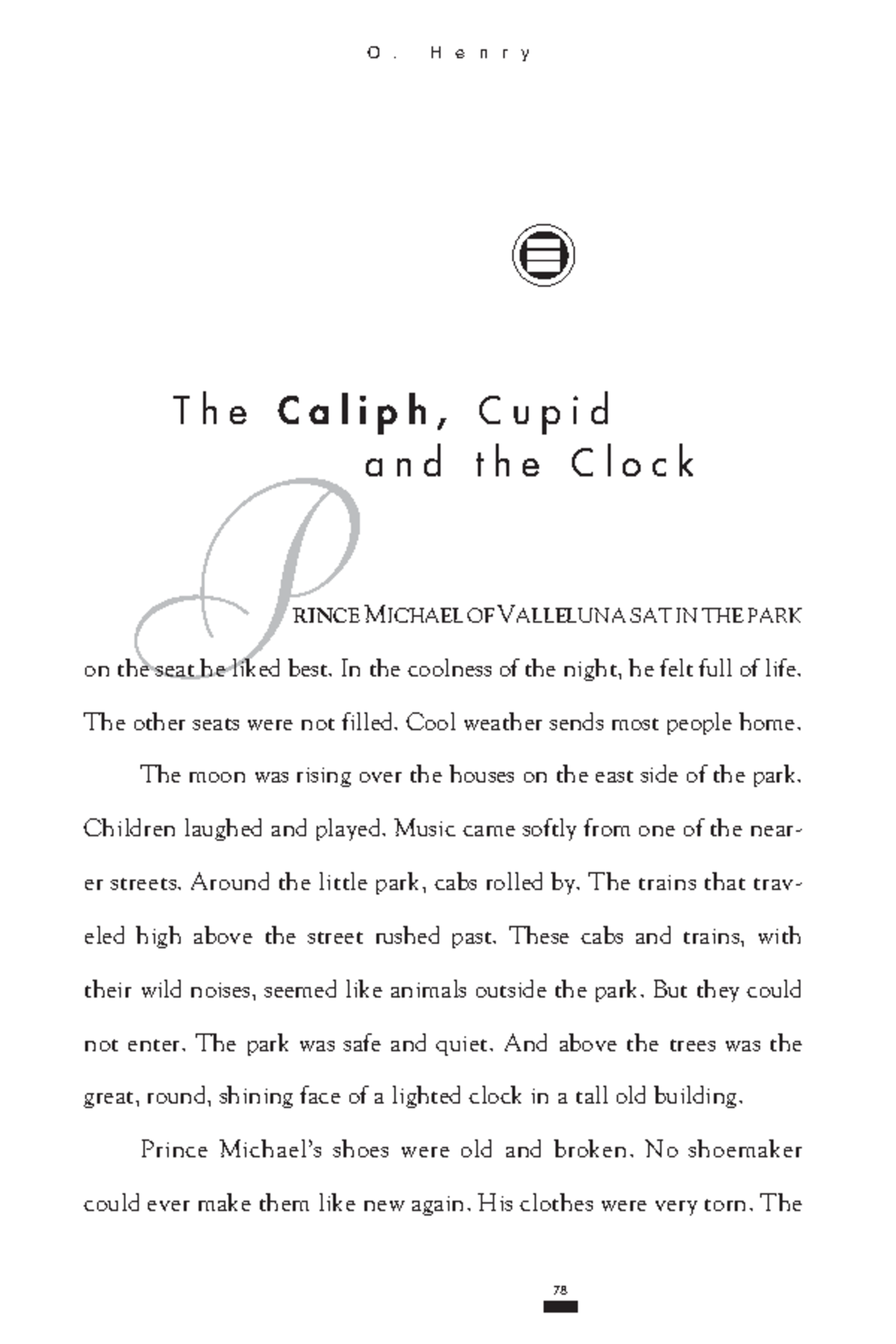 THE Caliph, Cupid AND THE Clock - O. H e n r y p P T h e C a l i p h ...