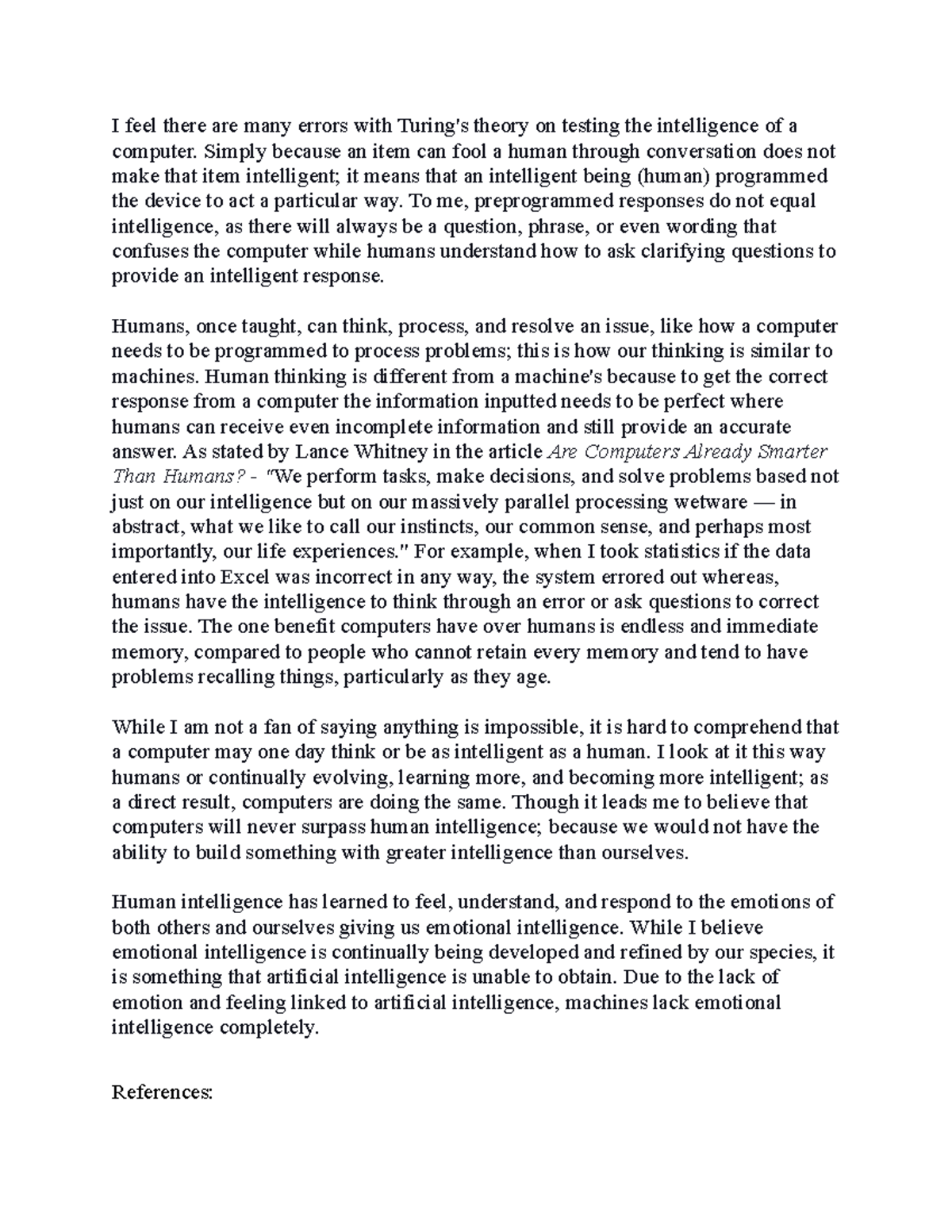 PSY-108 - Discussion - Module 3 - I feel there are many errors with ...