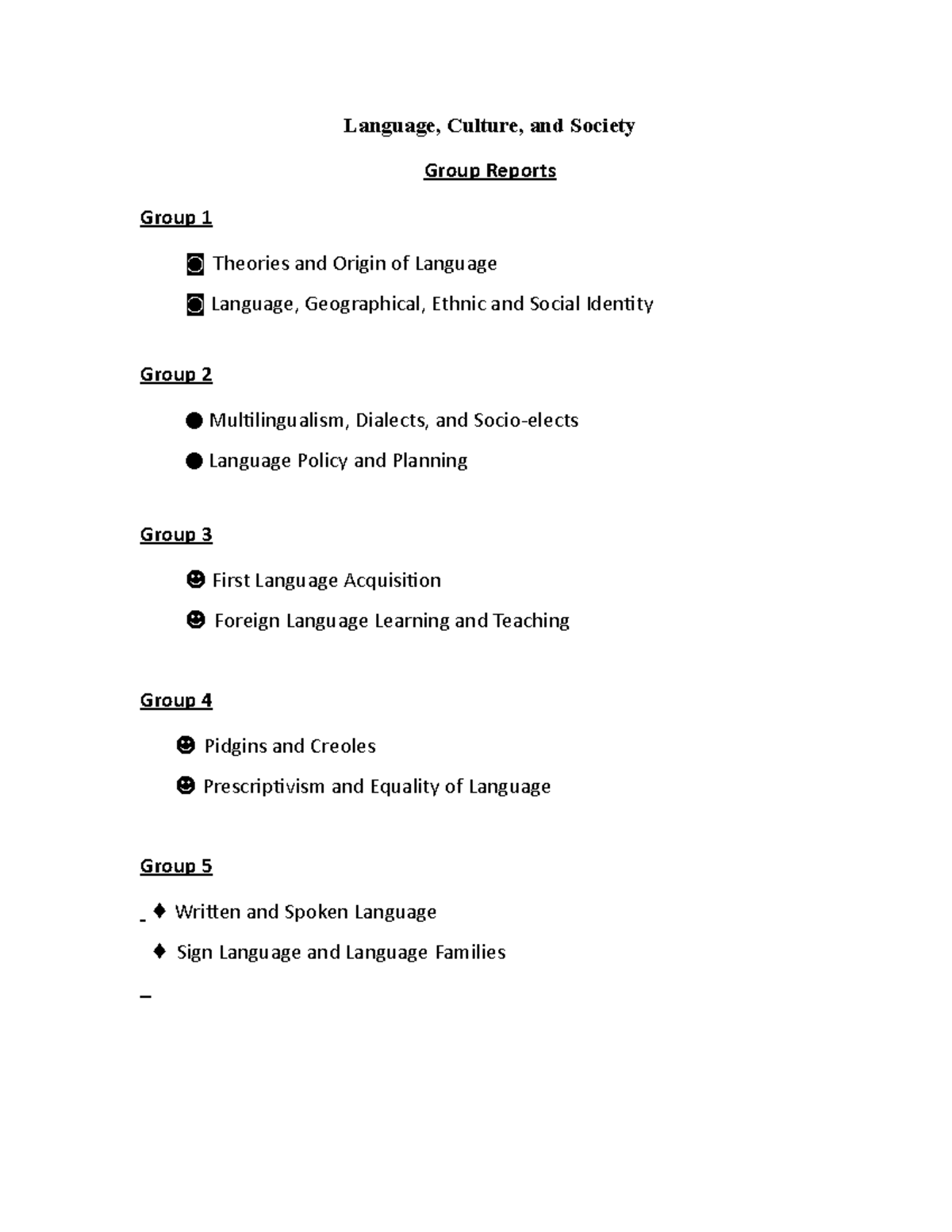 ED102 LCS Group Reports - Language, Culture, and Society Group Reports ...