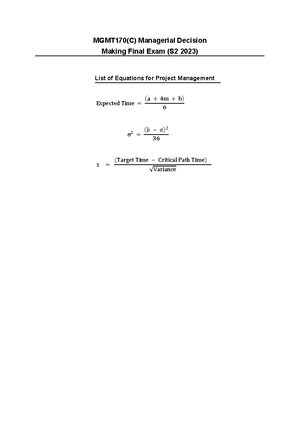 Decision Theory Notes and Examples - Decision Theory Tuesday, 11 ...