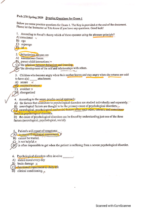 Action Plan Rubric - PSCH - Action Plan: Class Final (60 points total ...
