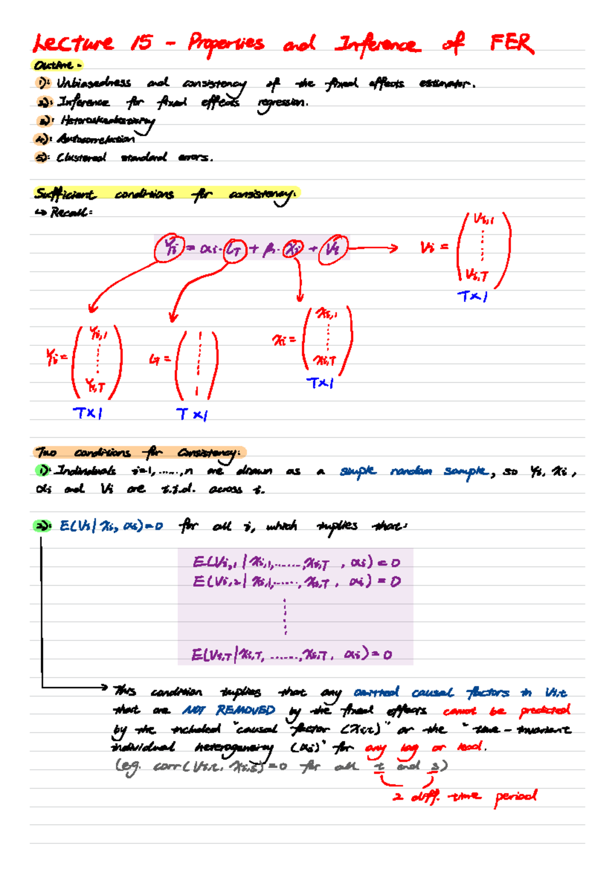 Lecture 15 Properties And Inference Of Fer Lecture 15 Properties And Inference Of Fer
