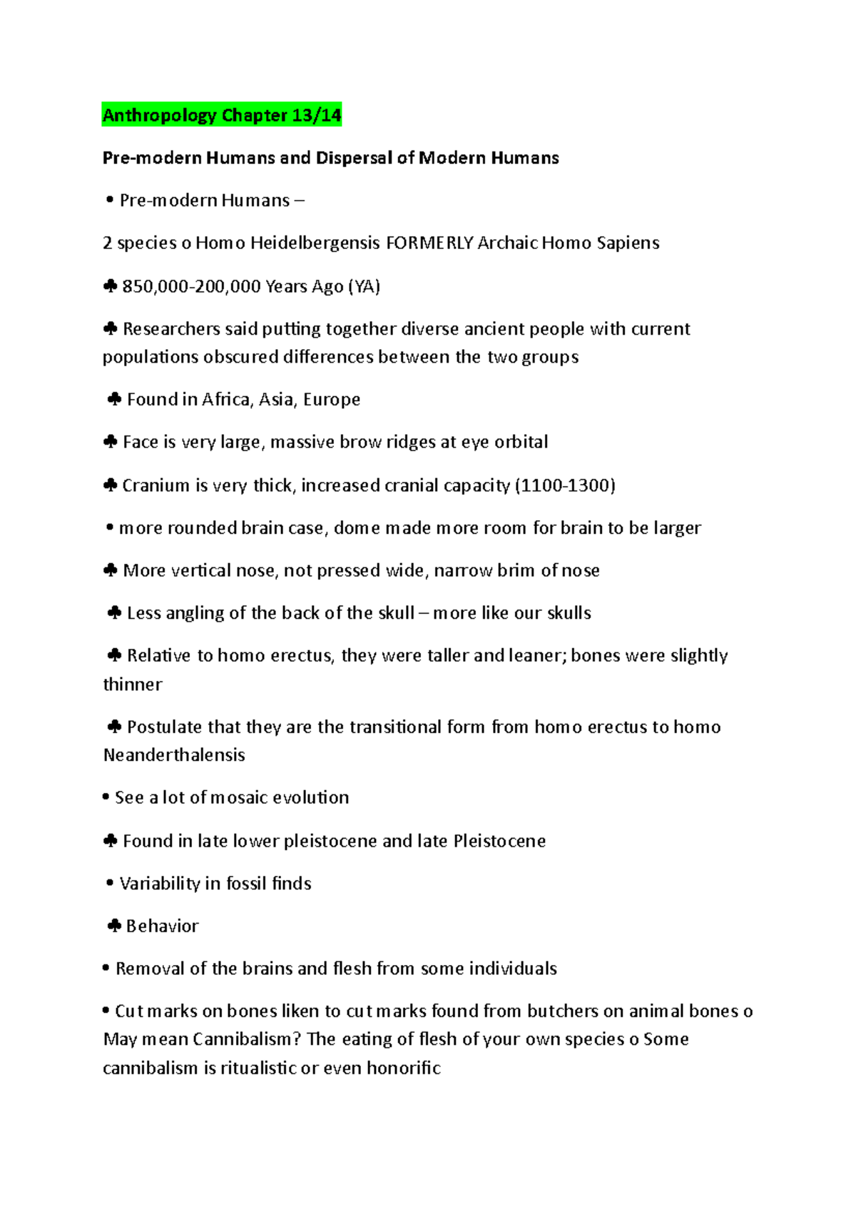 Anthropology Chapter 13 - .. Levallois Technique (involves flaking ...